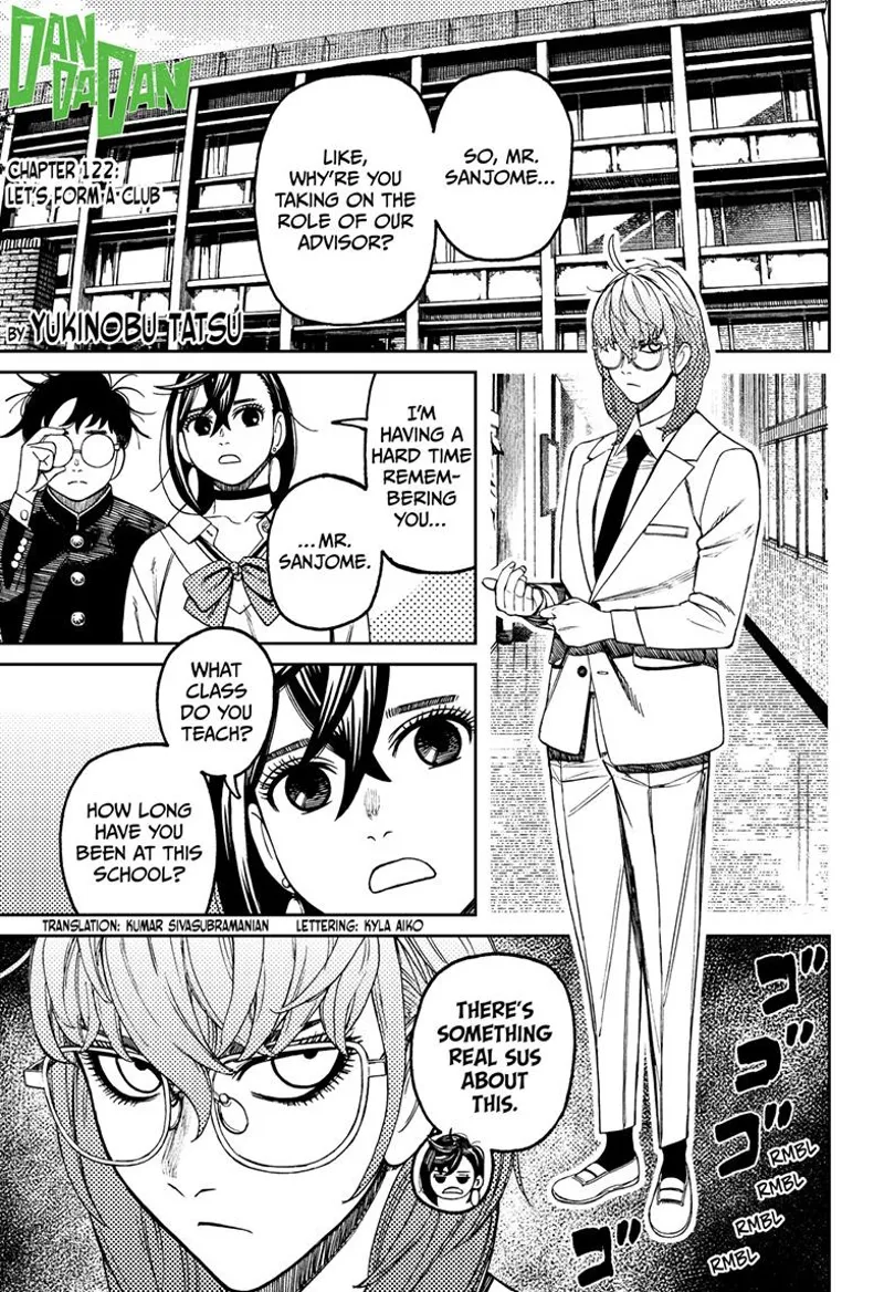 Dandadan Chapter 122 – Let’s Form A Club - Dandadan Manga
