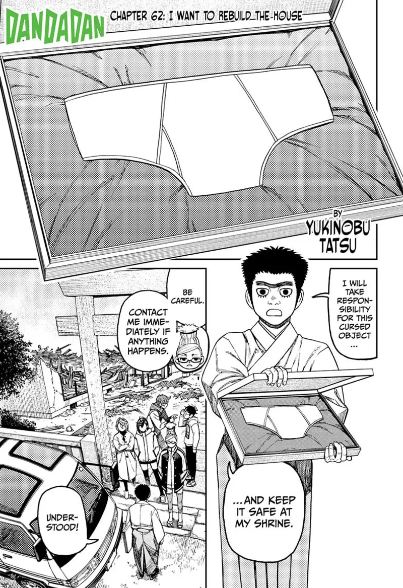 Dandadan Chapter 62 – I Want To Rebuild The House - Dandadan Manga
